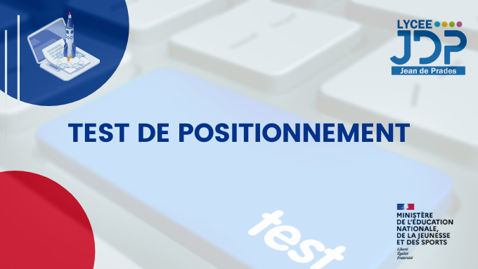 #JDP - Test de positionnement en début de lycée - L'ACTU+ - CITE ...